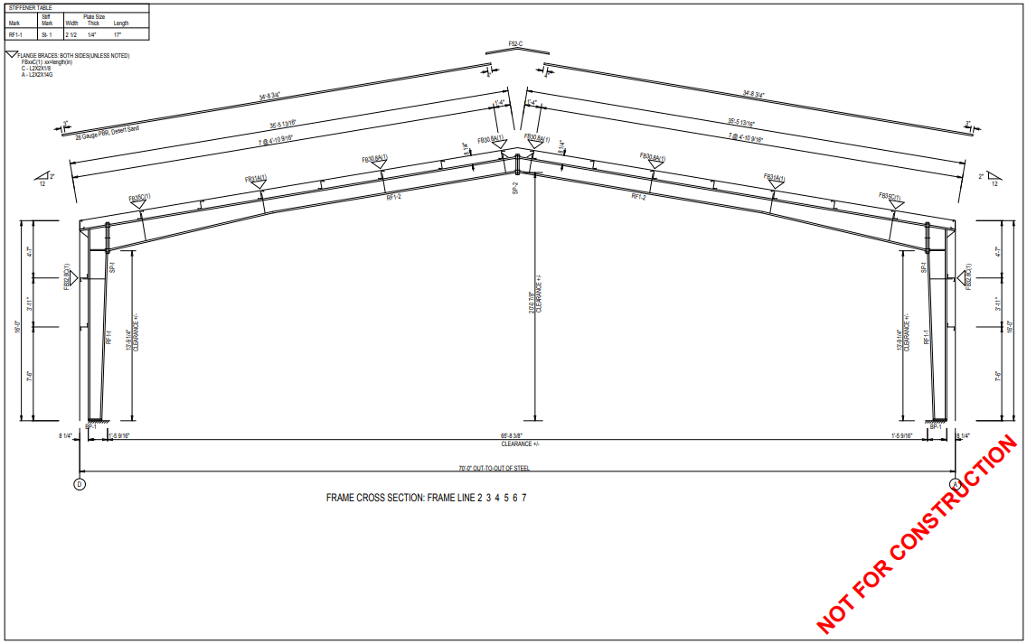Structural All Galvanized Coated Steel Framing Systems For Commercial ...